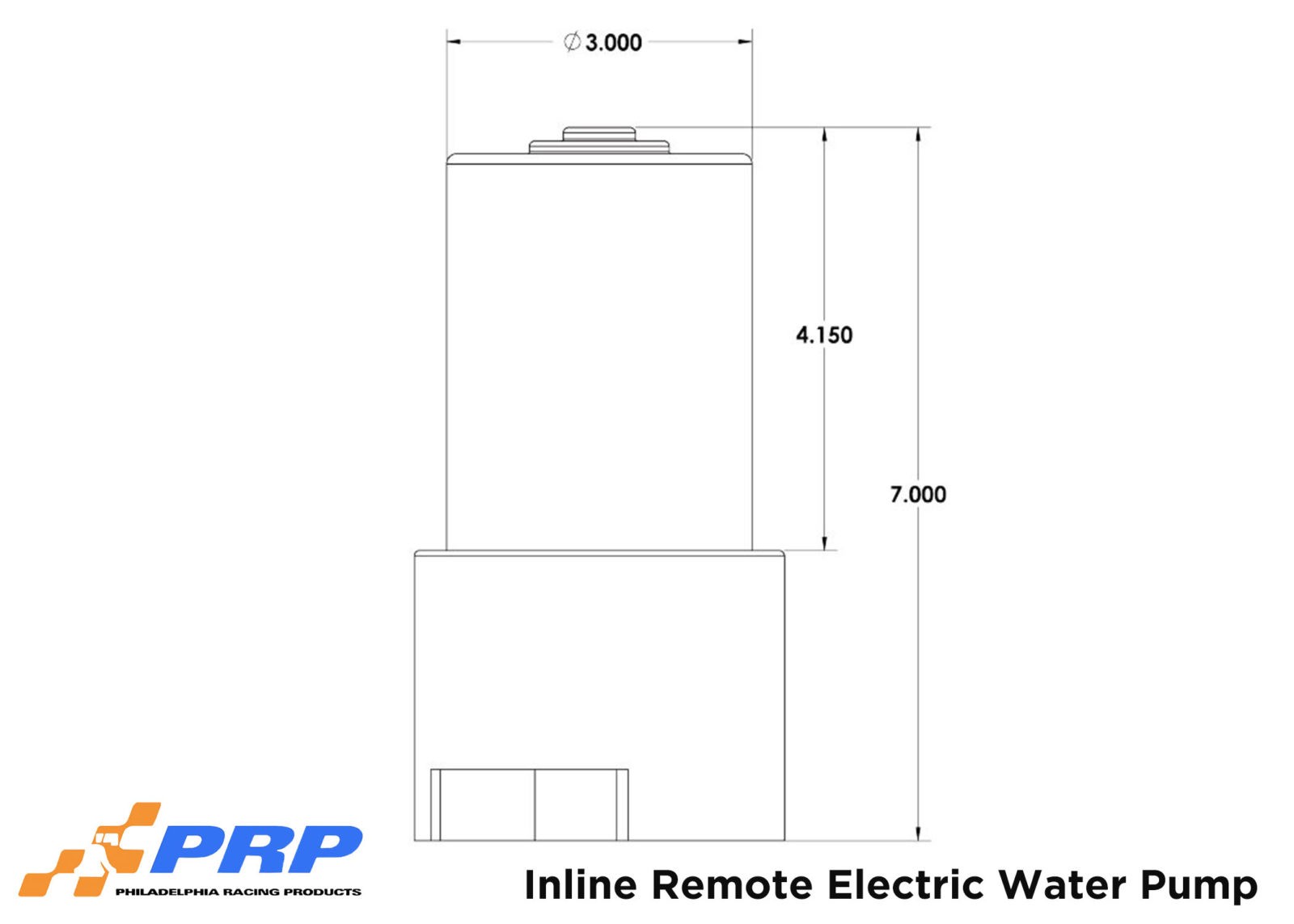 Remote Mounted Electric Water Pumps | Philadelphia Racing Products