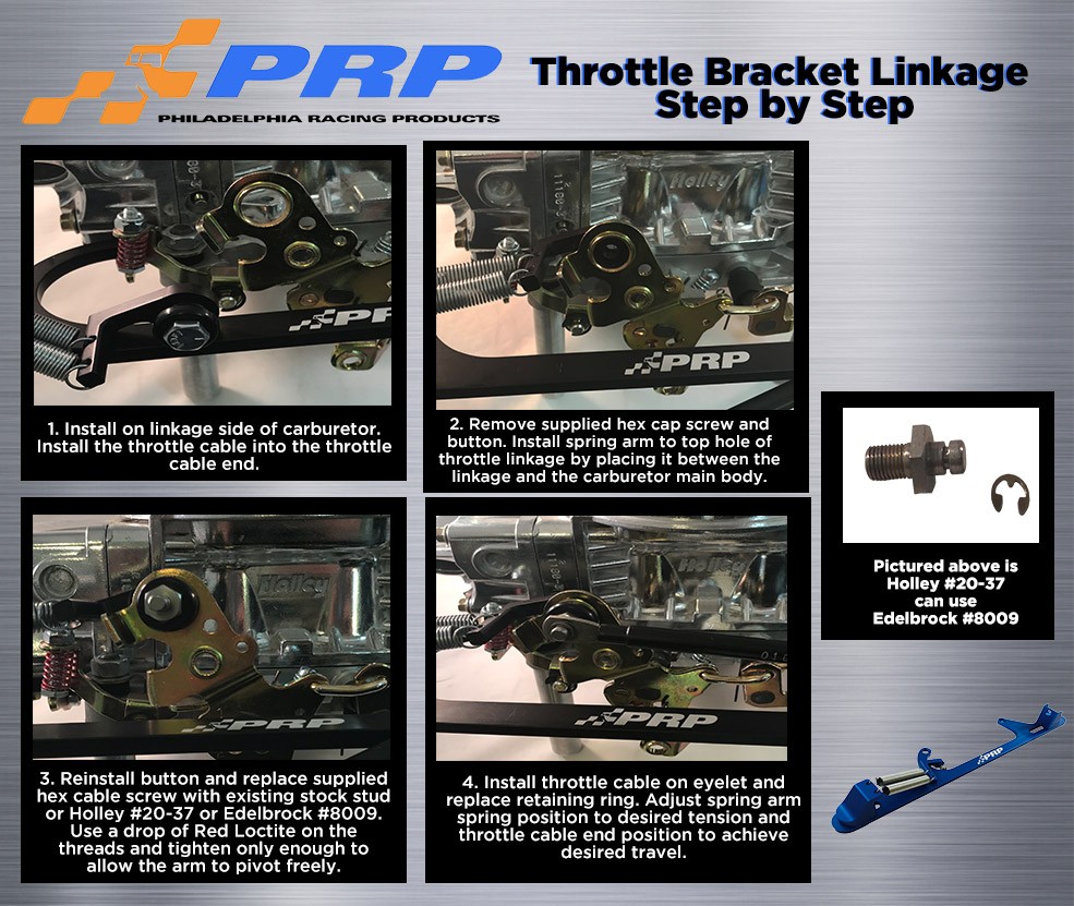 How Do I Link a Throttle Bracket? | Philadelphia Racing Products